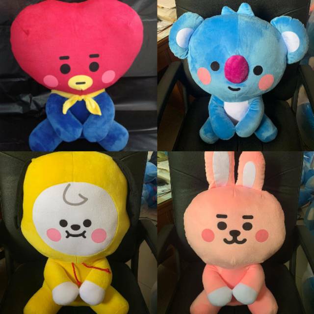 Jual Boneka Chimmy koya cooky TATA game hello BT21 boyband korea ...