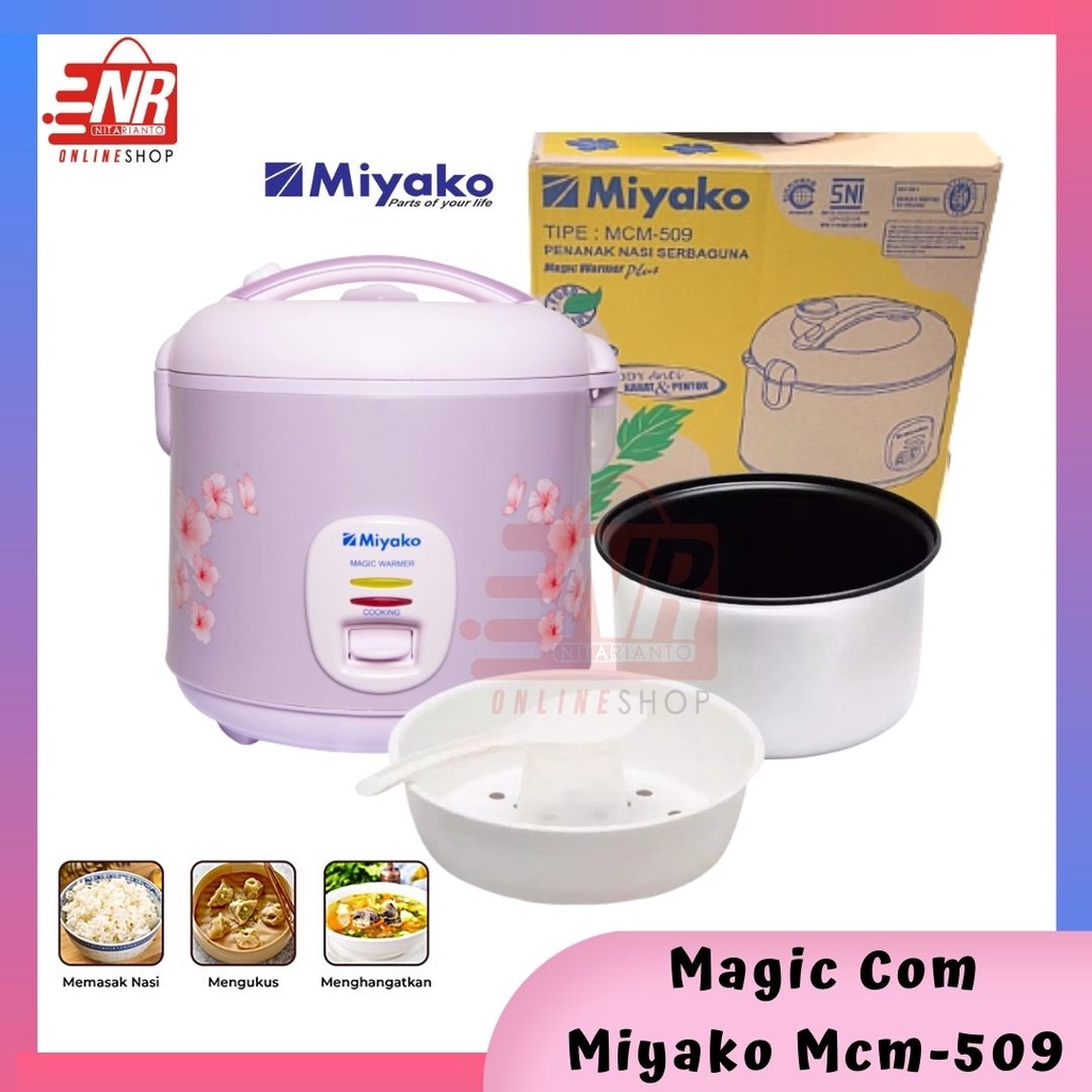 Jual Magic Com MIYAKO Mcm 509 1,8 Liter / Rice Cooker Penanak Nasi ...