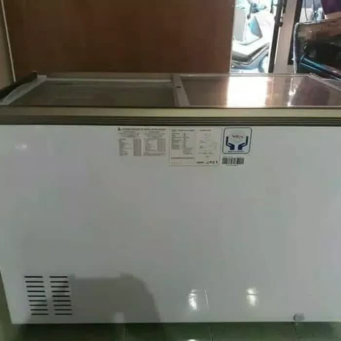 Jual RSA Chest Freezer - XS 320 Pintu Kaca Geser 288 Liter Sliding Flat ...