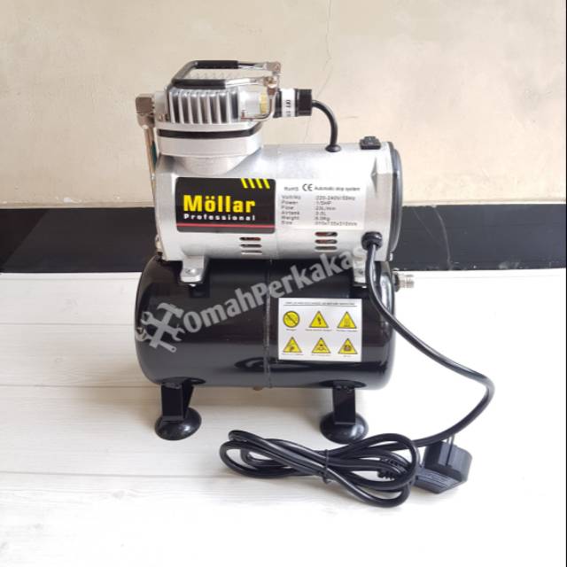Jual Mini Compressor MOLLAR / Air Brush Compressor | Shopee Indonesia