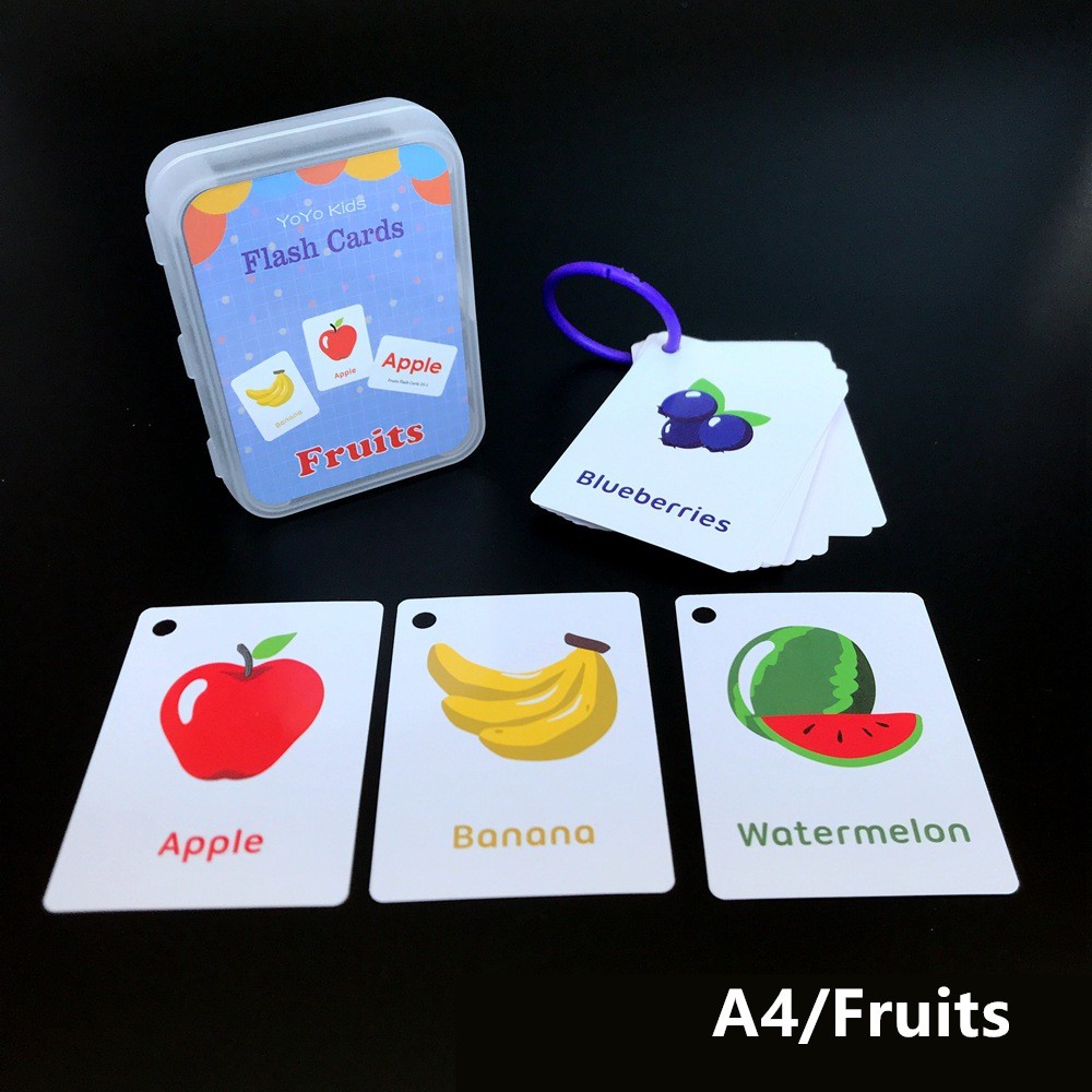 Jual Mainan Edukasi Anak Flash Card Bayi Awet Bergambar Bahasa Inggris ...