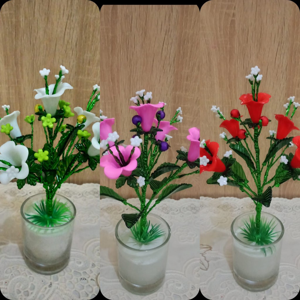 Jual Bunga lili/ Bunga akrilik/ Bunga artificial | Shopee Indonesia