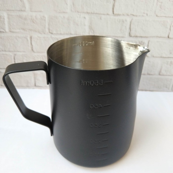 Jual NEW Milk Jug Stainles Steel Warna Kopi Susu Barista 600ml MJ600 ...