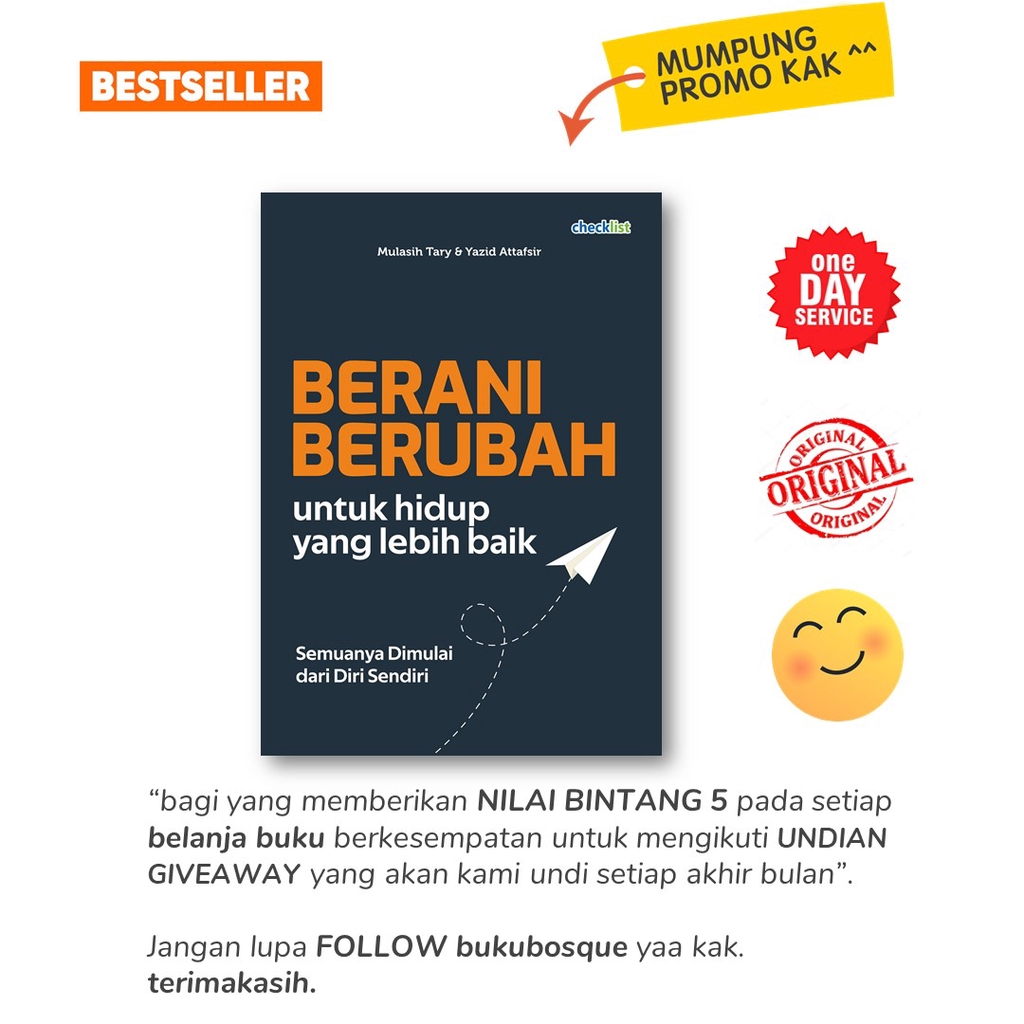 Jual BUKU BERANI BERUBAH UNTUK HIDUP YANG LEBIH BAIK - CHECKLIST ...