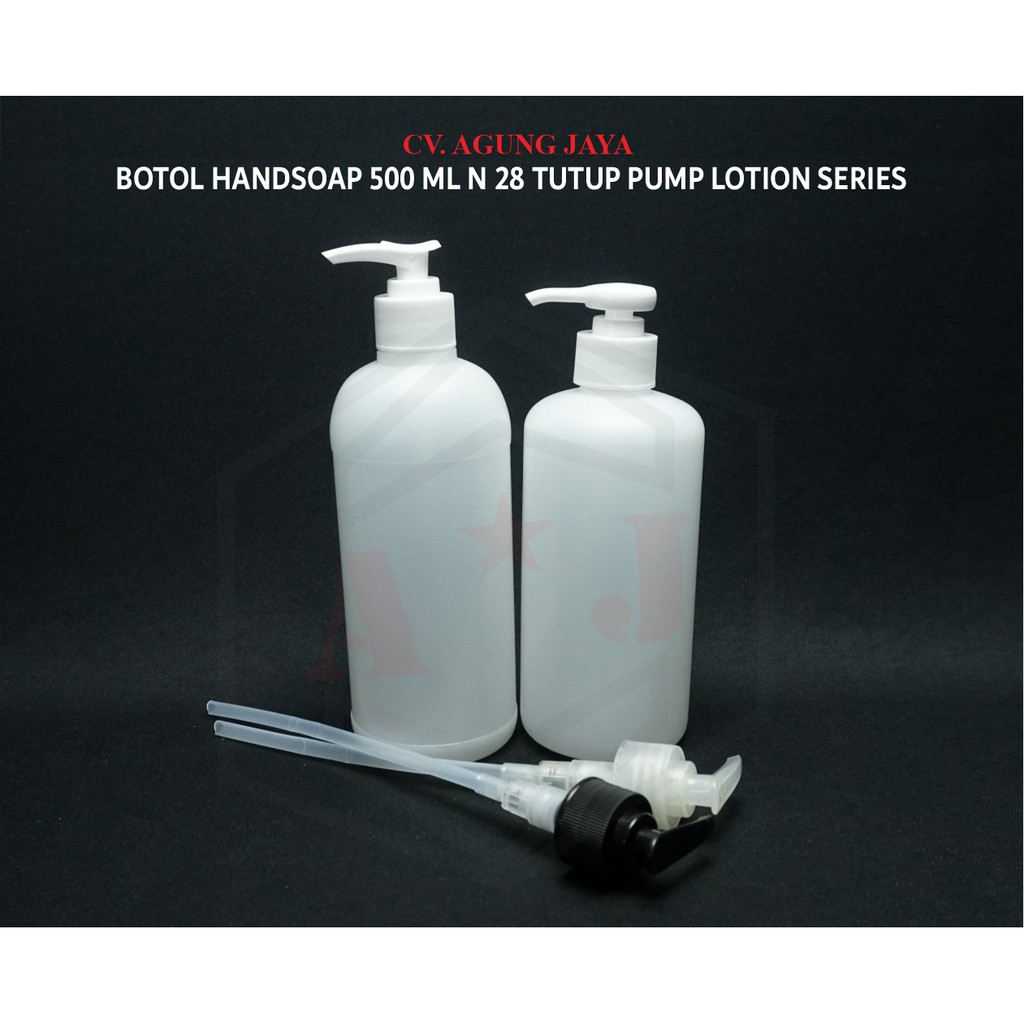 Jual Botol Handsoap 500 ml Pump Lotion/Botol Sabun/Botol Handsanitizer ...