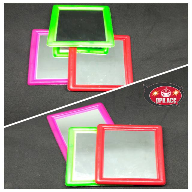 Jual (1pcs) Kaca Cermin Kotak Kecil 6cm x 7cm Bulat | Shopee Indonesia