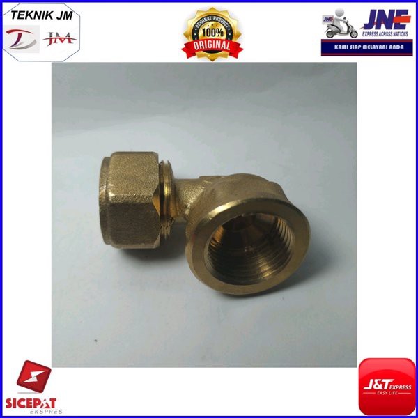 Jual KNEE DRAT DALAM AIR PANAS - KNEE SAMBUNGAN DRAT DALAM AIR PANAS 1/2 INCH - KUNINGAN WATER ...