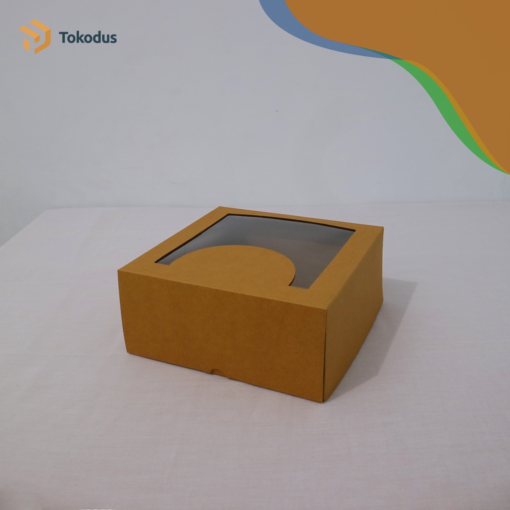 Jual Kardus Kue 25x25x10 cm Kardus Makanan/Box Mika/Kotak Kue (Bisa ...