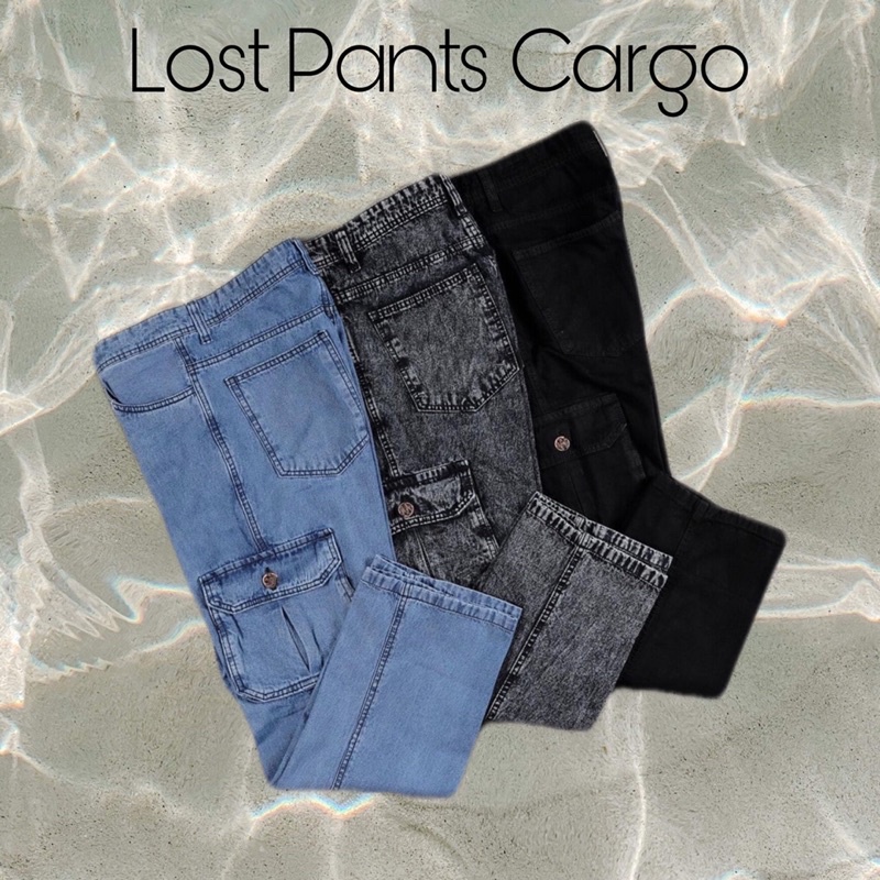 Jual Lost Pants Cargo (Cargo Jeans Panjang) | Shopee Indonesia
