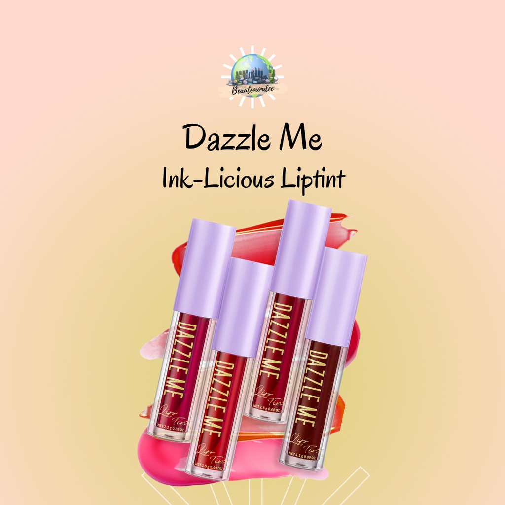 Jual DAZZLE ME Ink-Licious Lip Tint BPOM | Mattedorable Long Lasting ...