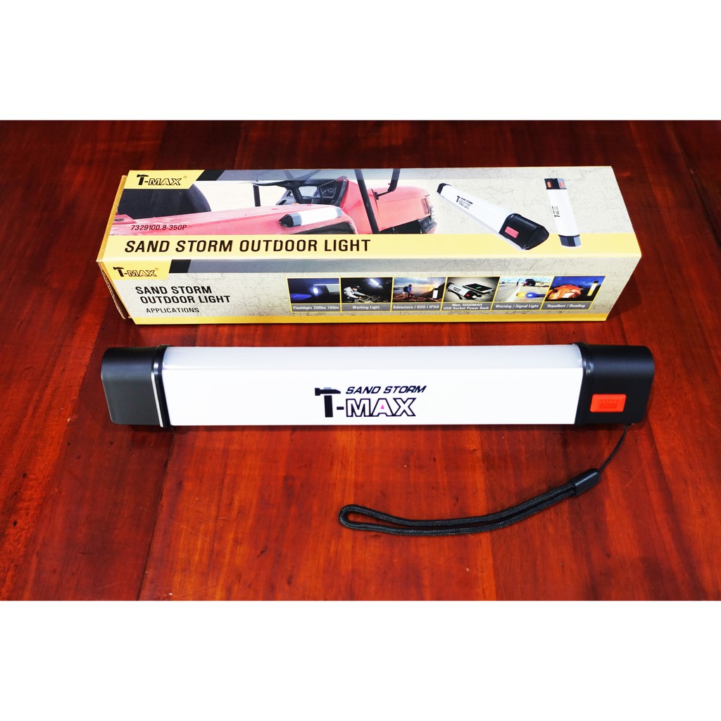 Jual T-MAX Outdoor Light Senter Power Bank 5000 mAH Lampu Camping ...