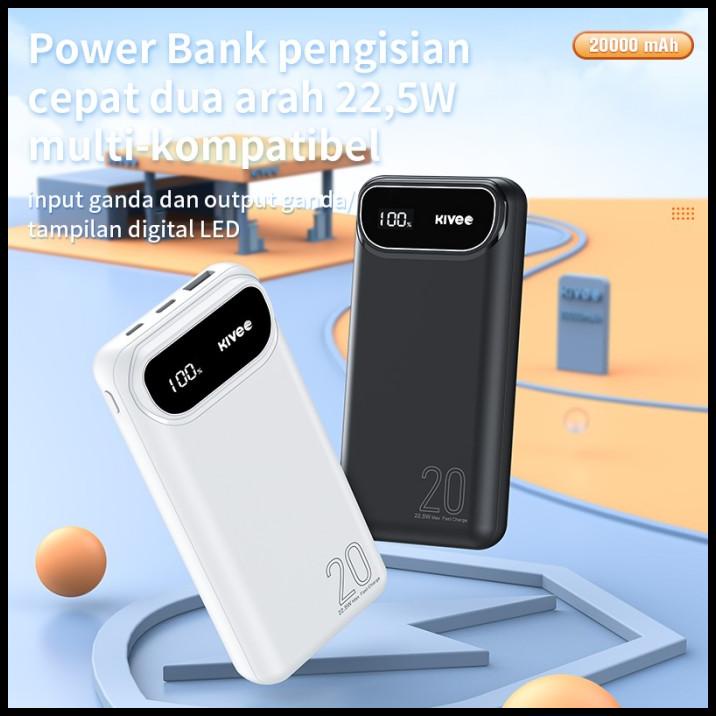 Jual Power Bank 20000Mah 3A Fast Charge Powerbank Tampilan Digital | Shopee Indonesia