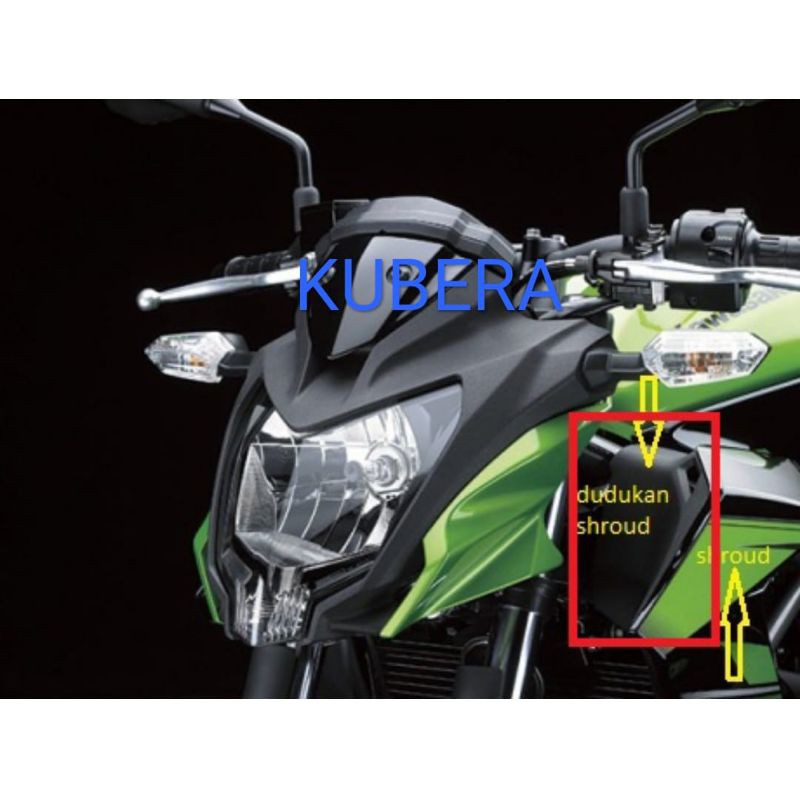 Jual Shroud Dalam / Inner Shroud Kawasaki Z250SL Original, Ready Stock ...