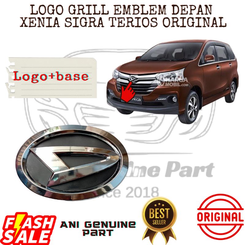 Jual Logo Grill Emblem Depan Xenia Sigra Terios 2016-2020 Original ...
