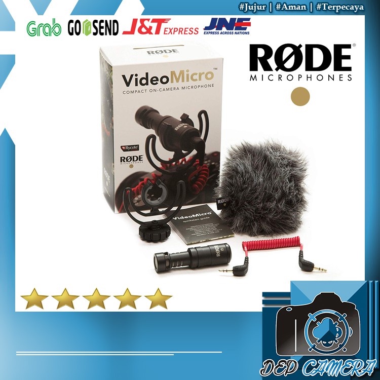 Jual Mic Rode VideoMicro Compact On-Camera Microphone | Shopee Indonesia