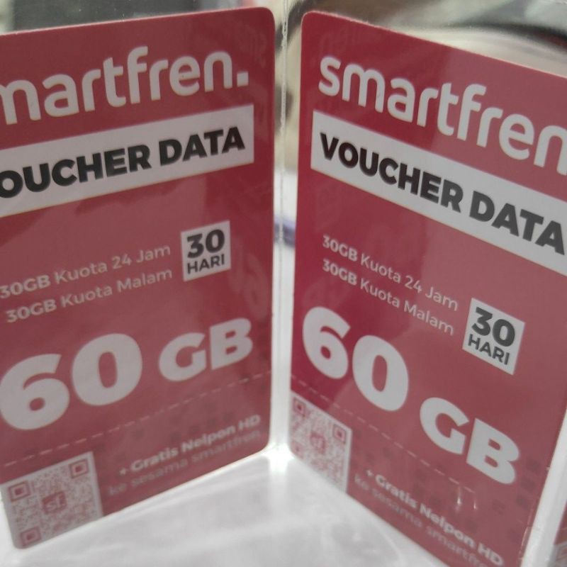 Jual VOUCHER SMARTFREN 60GB 30 hari full (GRATIS ONGKIR LANGSUNG ISI ...