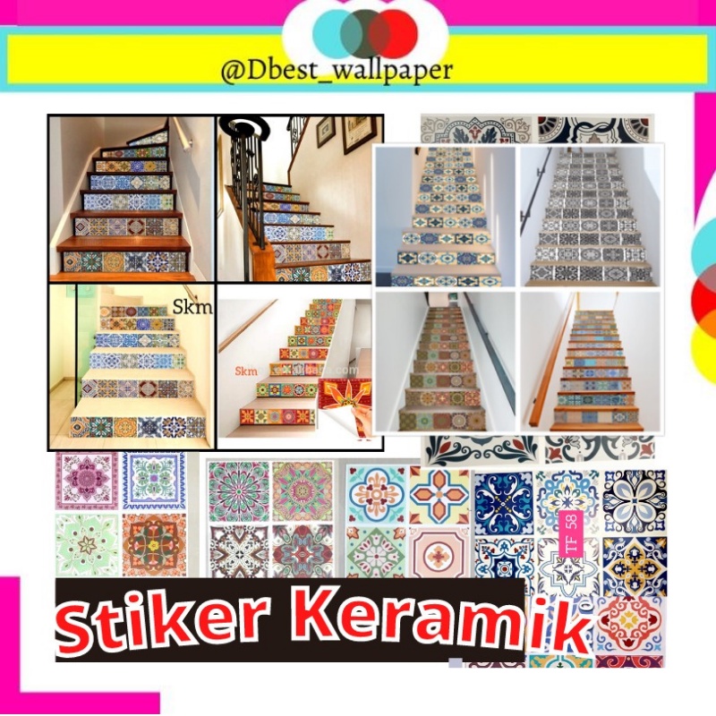 Jual WALLSTICKER WALL STICKER SETIKER STIKER KERAMIK WALLSTIKER LANTAI ...