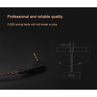 Jual KZ Dark High Purity Copper Cable with Mic Kabel KZ ZSN Pro X ZS10 ...