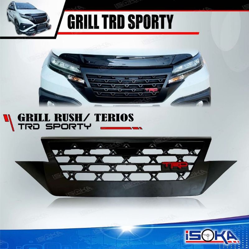 Jual grill TRD rush terios grill all new rush terios TRD sporty ...