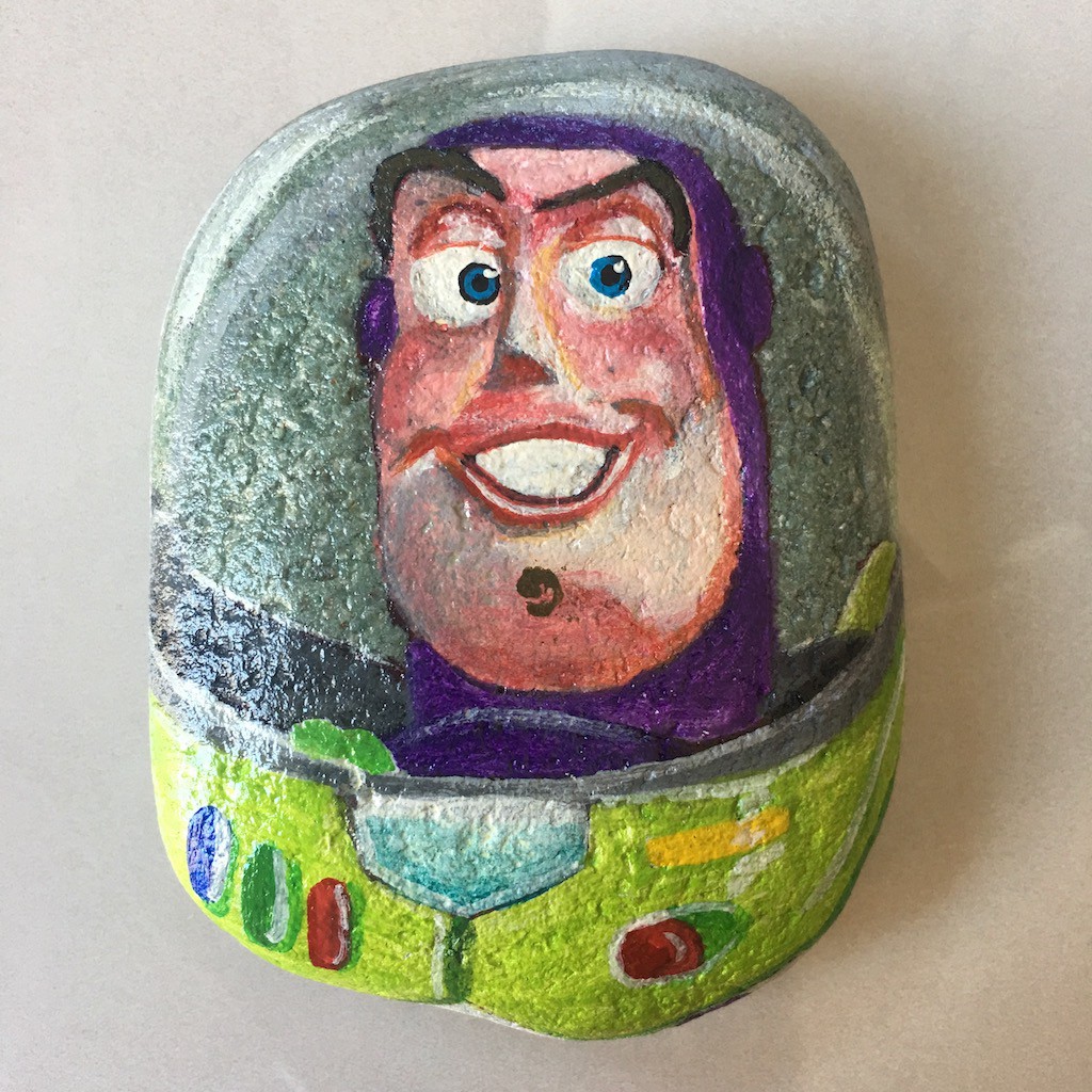 Jual Batu Lukis Disney Pixar / Toy Story 3 (Buzz Lightyear) | Shopee ...