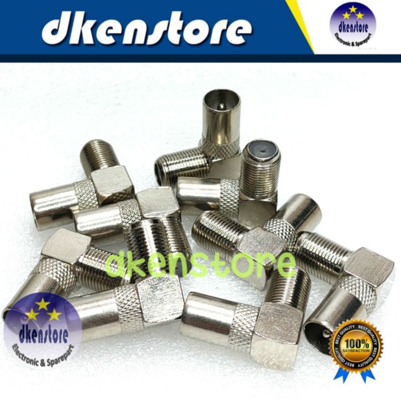 Jual Jek konektor antena TV drat L 5c F5c F 5c tv kabel | Shopee Indonesia