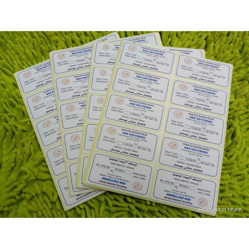 Jual ETIKET SIRUP, ETIKET SYRUP, ETIKET, LABEL STICKER, LABEL SYRUP, | Shopee Indonesia