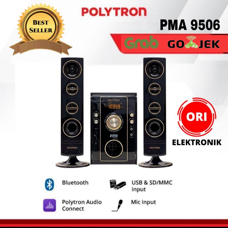 Jual POLYTRON SPEAKER MULTIMEDIA BLUETOOTH PMA 9526 | Shopee Indonesia