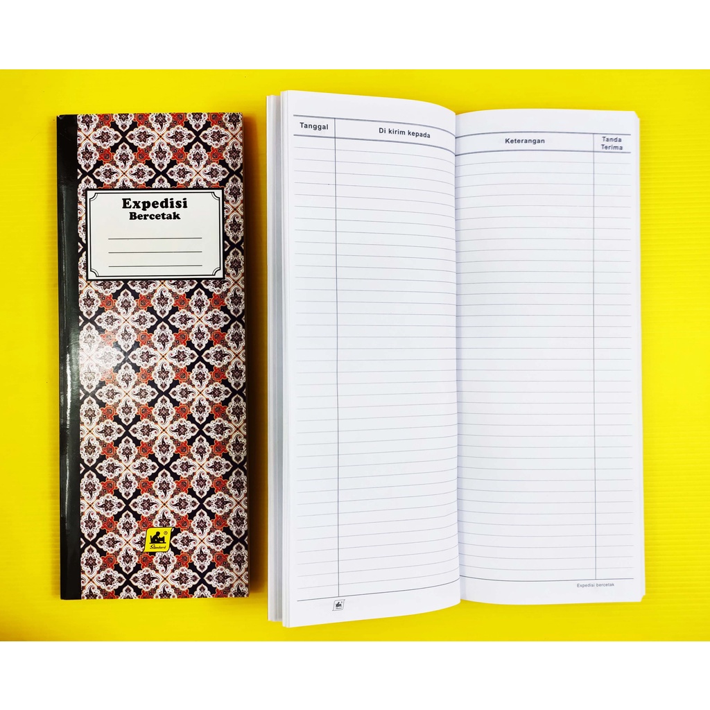 Jual BUKU EKSPEDISI COVER KARTON STANDARD BERCETAK 180 LBR ( 12,3 X 31 ...