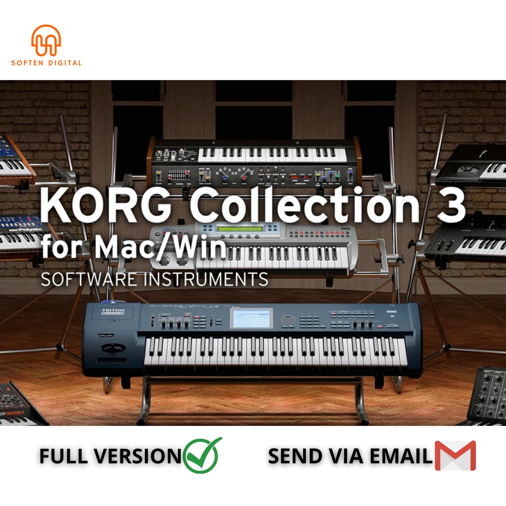Jual KORG Collection 3 VST Plugins awesome set of virtual instruments ...