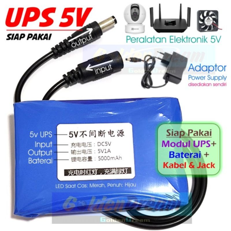 Jual ups 5v 9v 12v cctv router wifi siap pakai | Shopee Indonesia