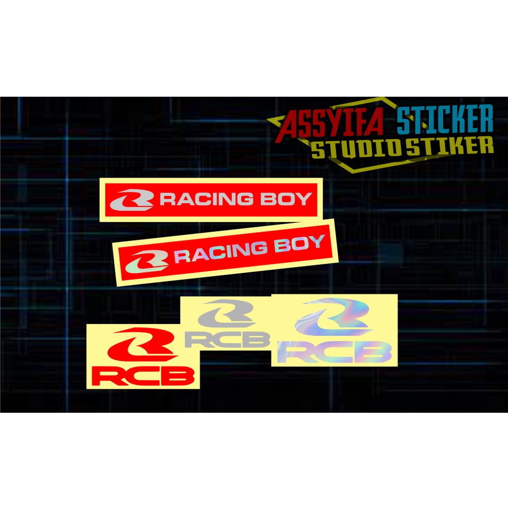 Jual Stiker Racing Boy RCB Cutting Sticker Racing Boy | Shopee Indonesia