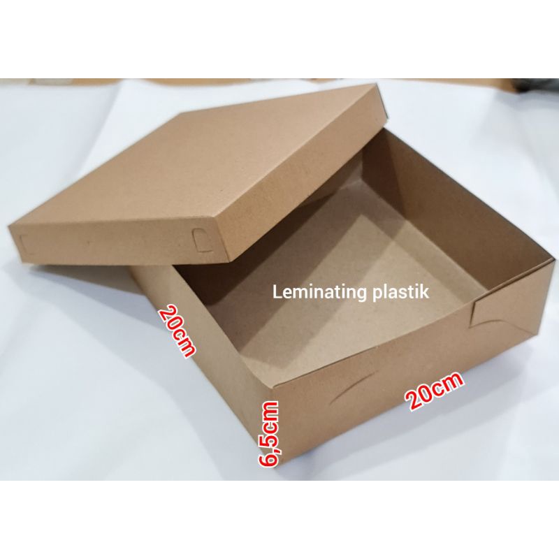 Jual 2set Kotak Cake/Kotak Kue/Cake Box/Kotak Nasi/Wadah makanan ...
