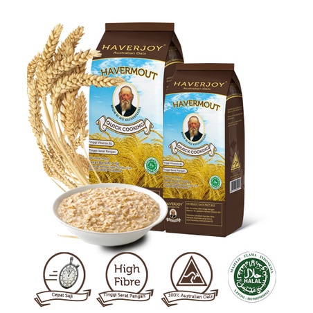 Jual HAVERJOY Havermout Quick Cooking Oats, Havermout, Oatmeal ...