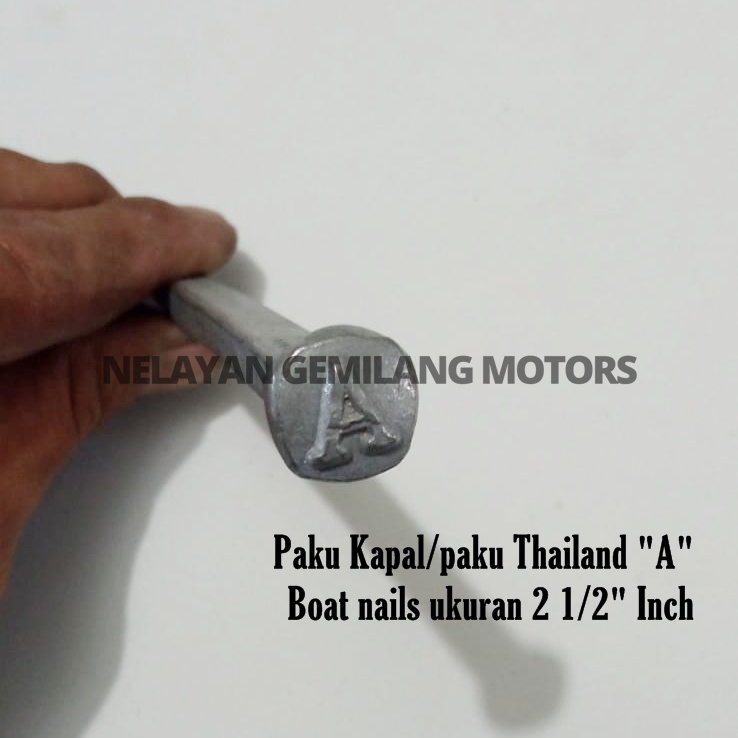 Jual Paku Kapal/paku Thailand "A" Boat nails ukuran 2 1/2" Inch ...