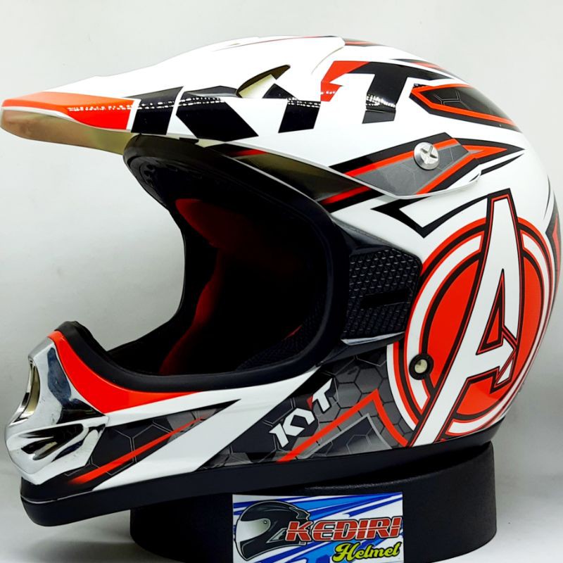 Jual Helm KYT CROSS PRO AVENGER | Shopee Indonesia