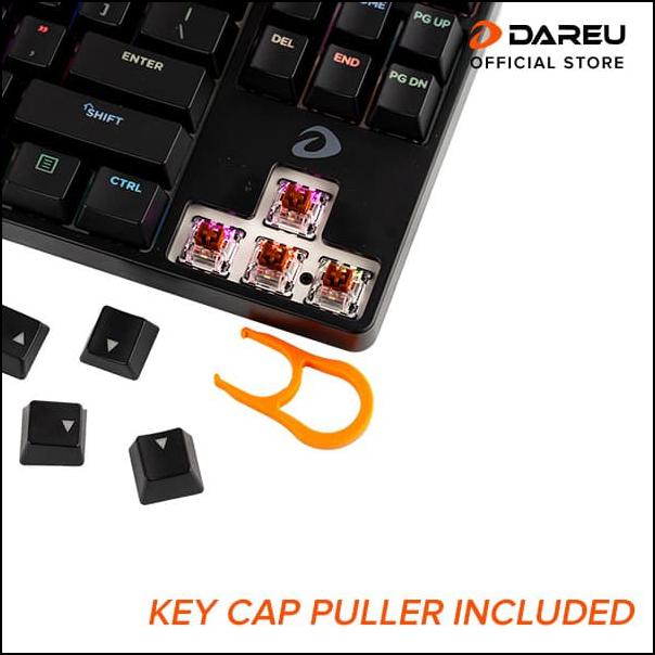 Jual MECHANICAL GAMING KEYBOARD DAREU EK-880 TEN KEY LESS RGB - BIRU ...