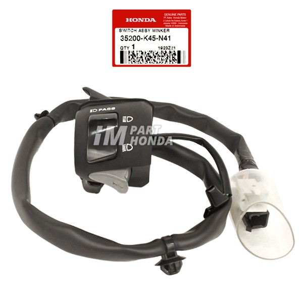 Jual 35200-K45-N41 Holder Kiri Tombol High Beam Dimmer Riting Klakson ...