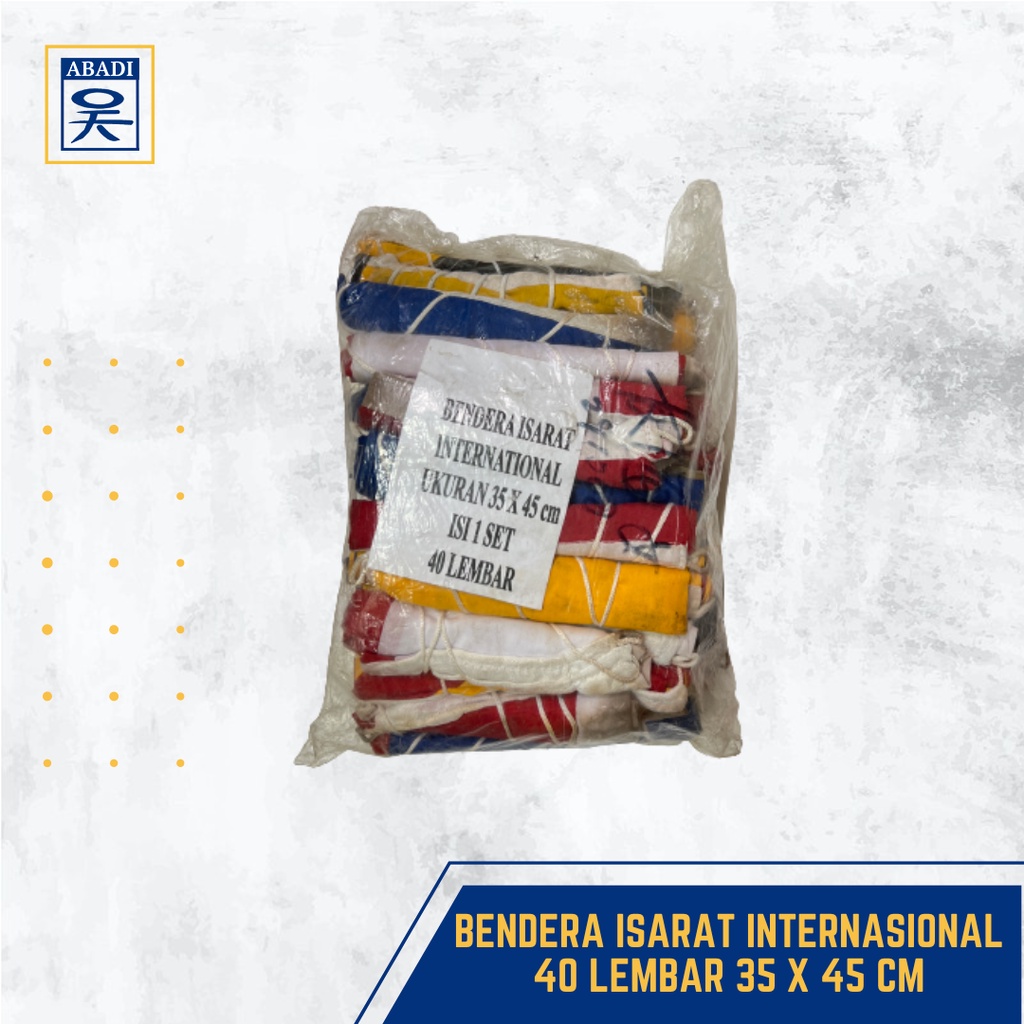 Jual BENDERA ISARAT INTERNASIONAL 40 LEMBAR 35 X 45 CM | Shopee Indonesia