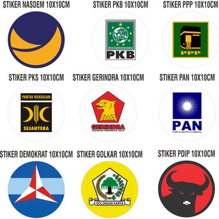 Jual STIKER VINYL PARTAI BULAT (DIJUAL SATUAN) | Shopee Indonesia