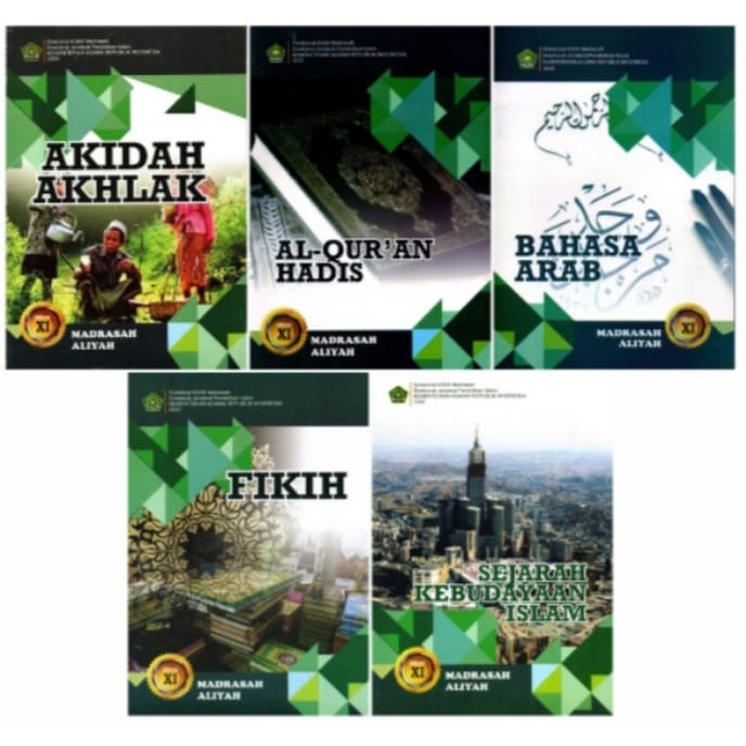 Jual PAKET KEMENAG MA/SMA KELAS 11 AKIDAH AKHLAK, FIKIH, BAHASA ARAB, AL QURAN HADIS, SEJARAH ...