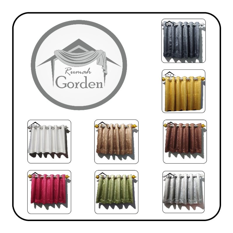 Jual Poni Gorden Blackout Minimalis Glossy, Gorden Atas Pintu ukuran ...