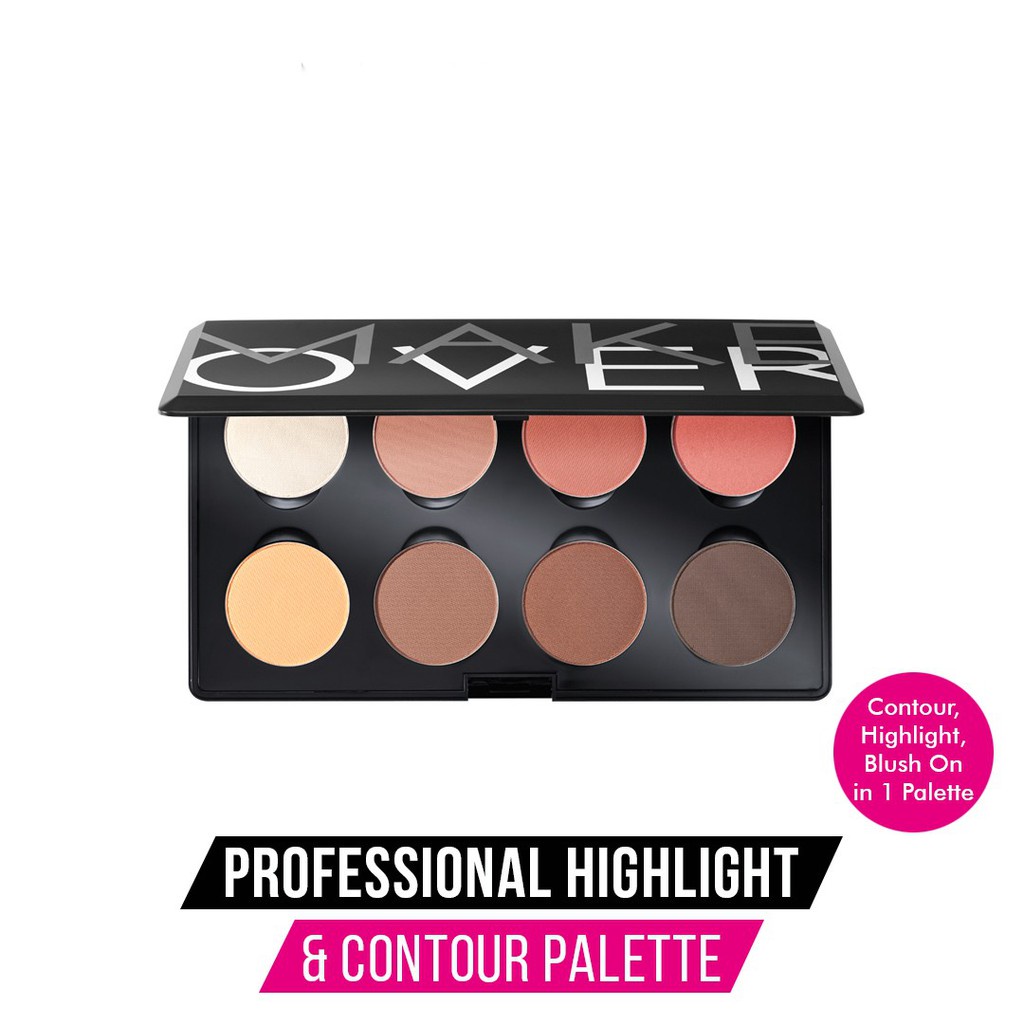 Jual Make Over Professional Highlight & Contour Palette | MakeOver ...