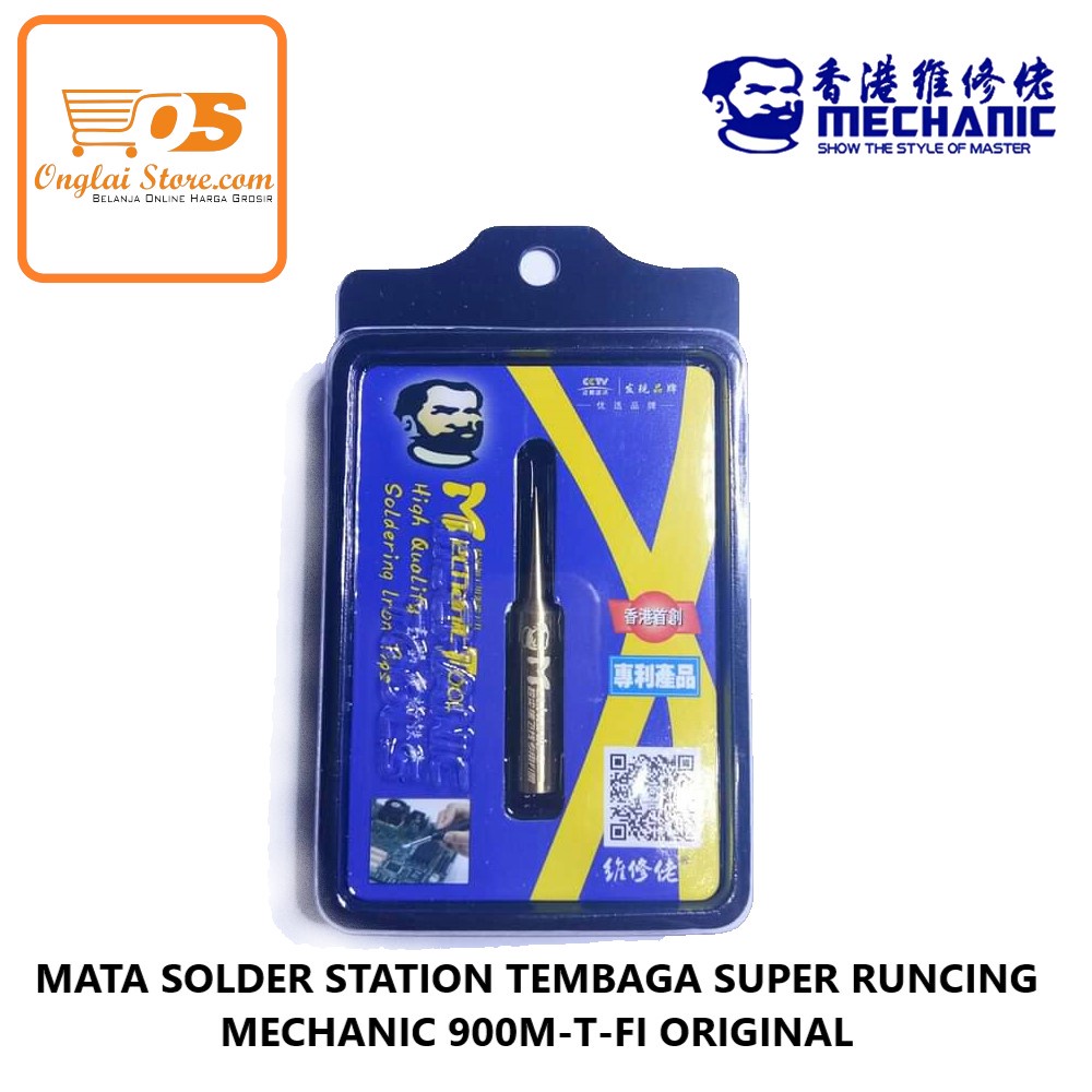 Jual MATA SOLDER STATION TEMBAGA SUPER RUNCING MECHANIC 900M-T-FI ORIGINAL 900M Series Soldering ...