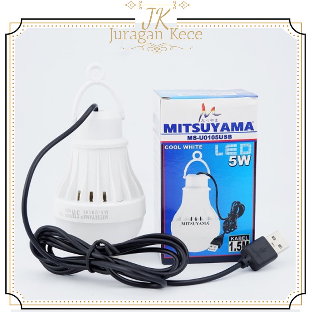 Jual Bohlam USB Lampu Emergency LED MS-U0105USB Mitsuyama Panjang Kabel ...
