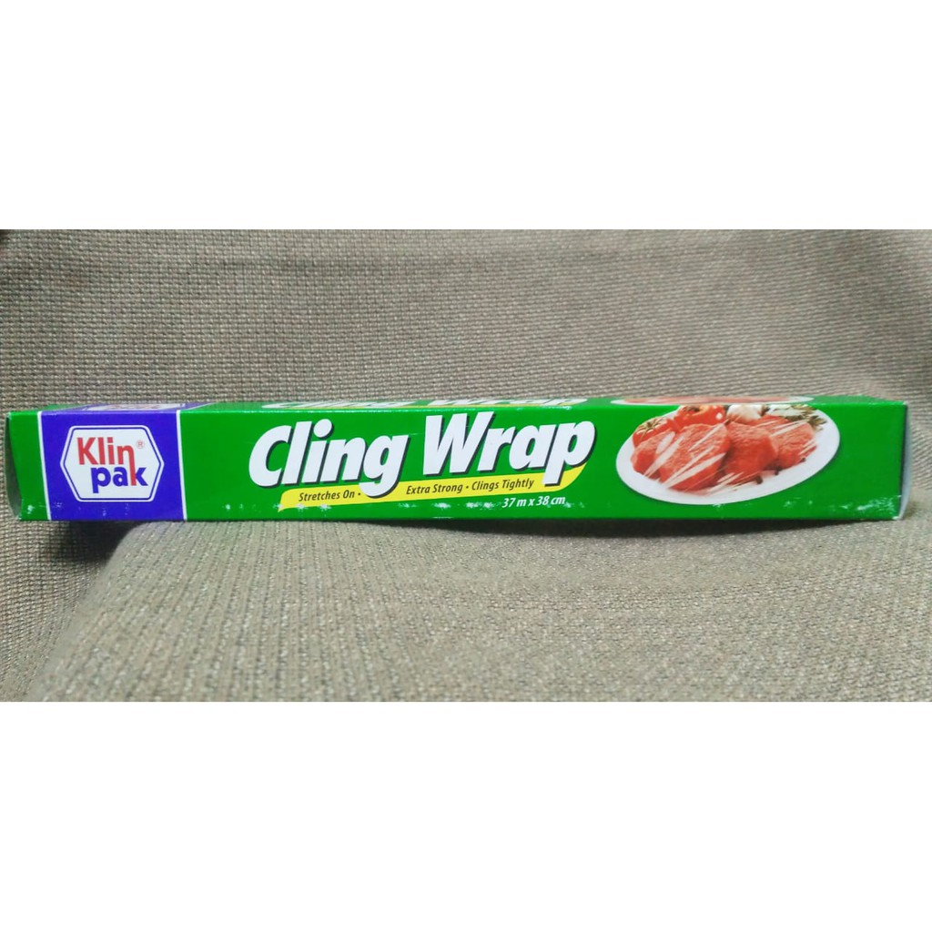 Jual Cling Wrap Plastik Bening Pembungkus Makanan Transparan Merk Klin ...