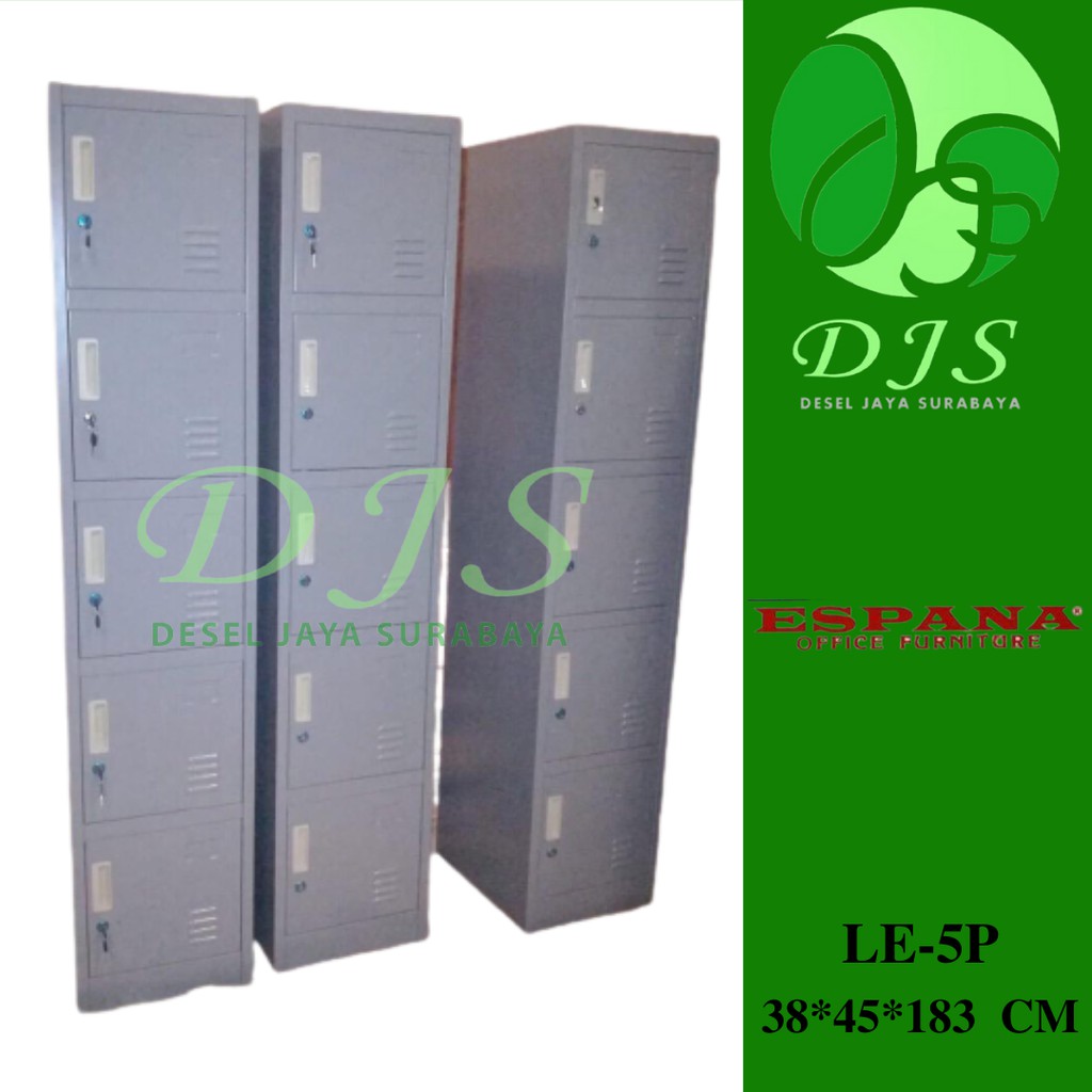 Jual Loker Besi 5 Pintu type LE-5P merk Espana - Locker Besi 5 Pintu ...