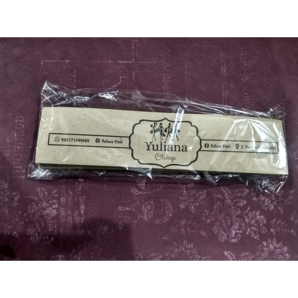 Jual ROLL HIJAB / LABEL HIJAB / PENGIKAT HIJAB CUSTOM DESAIN | Shopee ...