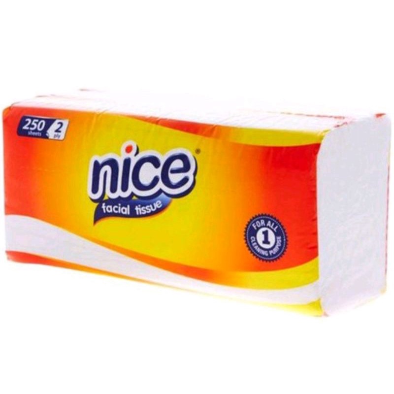 Jual Tisu / Tissue Nice 250 Sheets 2 Ply = 1 Paket [ isi 4 pcs ...