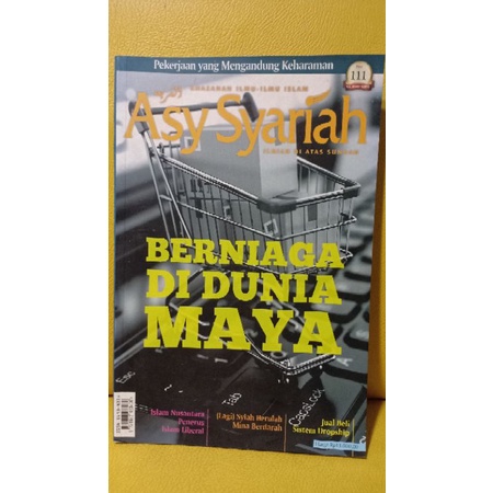 Jual Majalah Asy-Syariah Edisi 111 : Berniaga Di Dunia Maya | Shopee ...