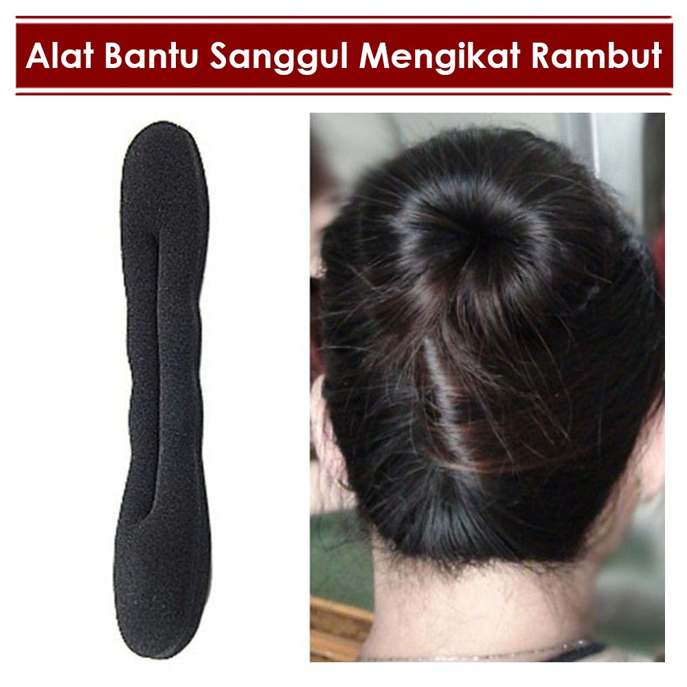 Jual Hairdini Sponge Rambut Alat Bantu Sanggul Magic Instan Classic ...